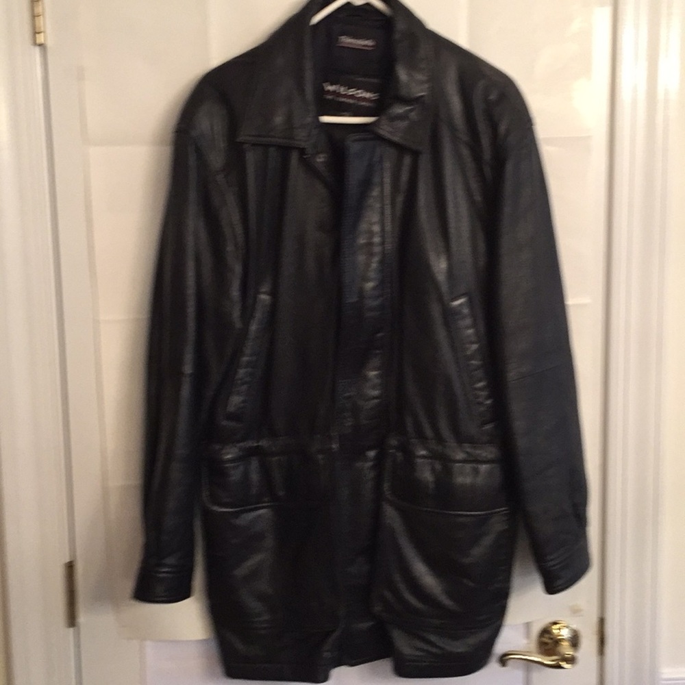 Wilsons Thinsulate Men’s 100% Leather Coat Size S - Gem